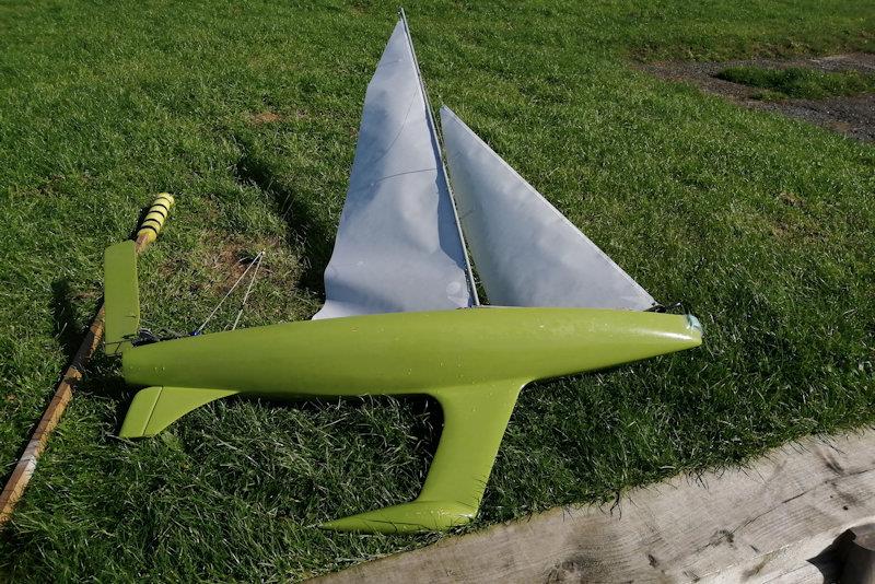 'Bill the Milk' Trophy for Marblehead Vane model boats at Fleetwood