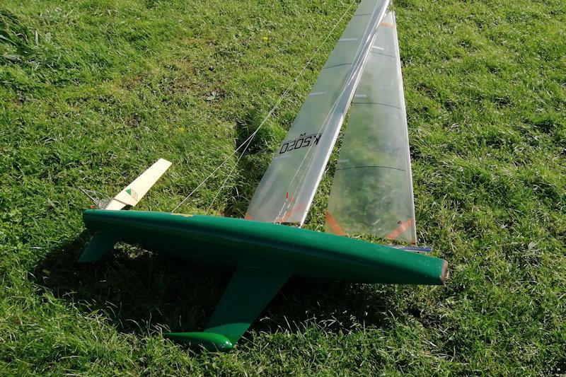 'Bill the Milk' Trophy for Marblehead Vane model boats at Fleetwood