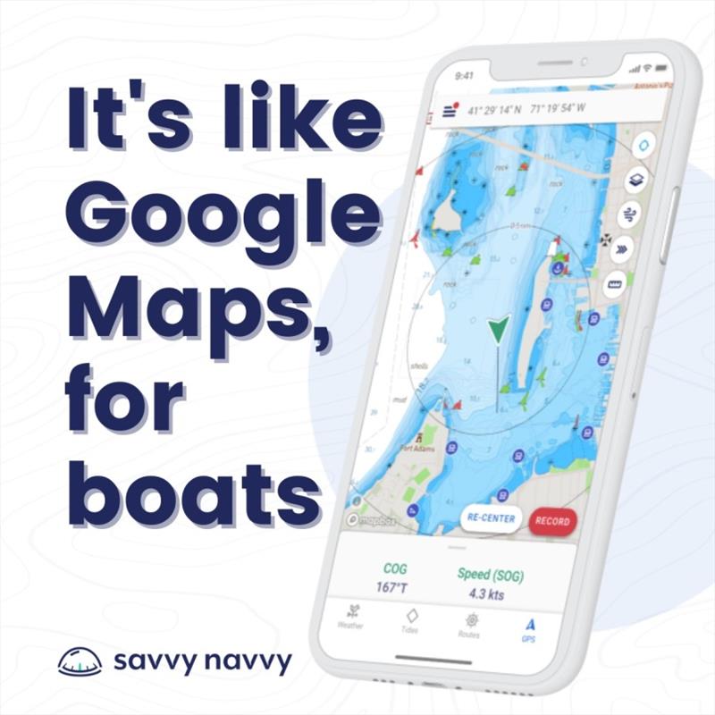 Google maps for boats