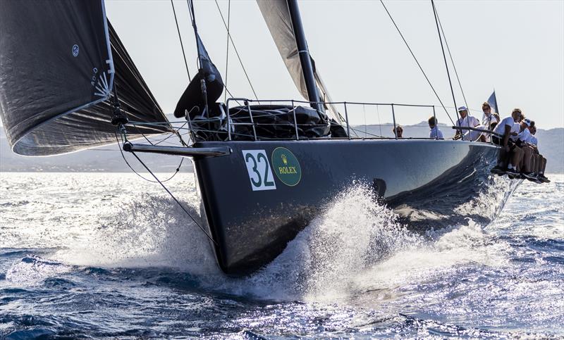 Sir Peter Ogden's JV72 Jethou on day 2 of the Maxi Yacht Rolex Cup at ...