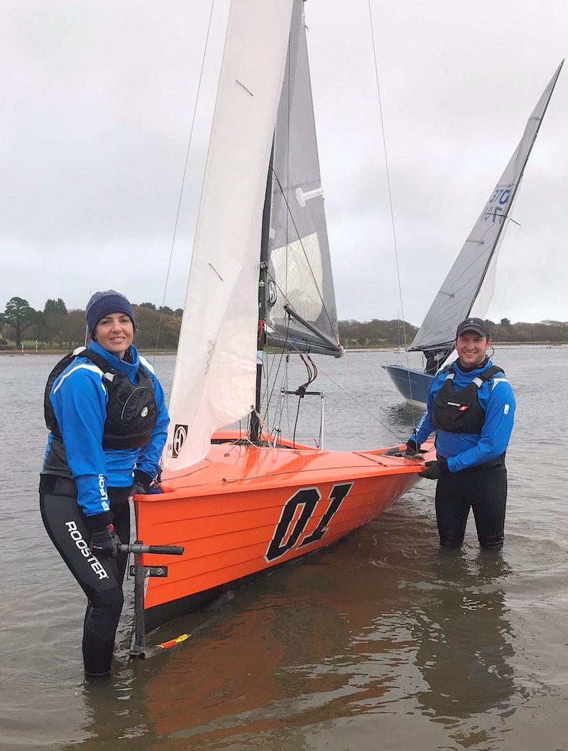 Tim and Lucy Harridge are third in the Merlin Rocket Silver Tiller ...