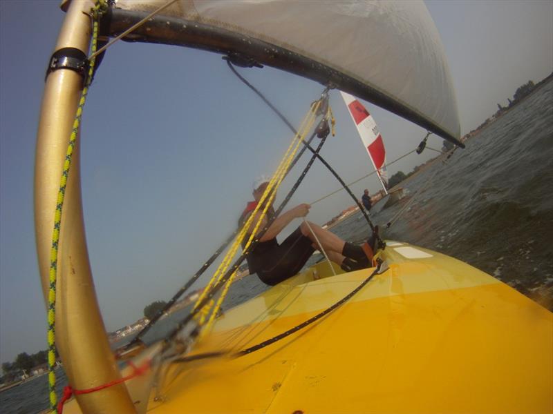 Dean Martin's Minisail taken from a GoPro camera on the bow