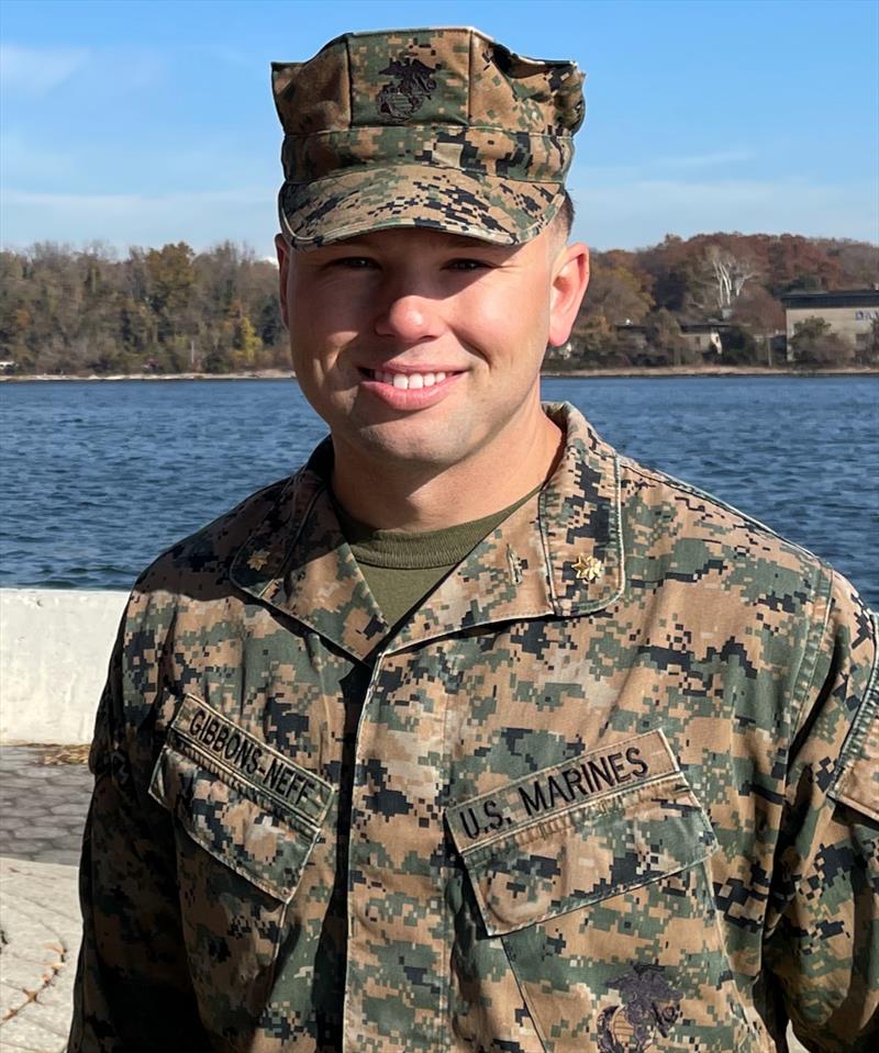 Peter Gibbons-Neff in his USMC uniform
