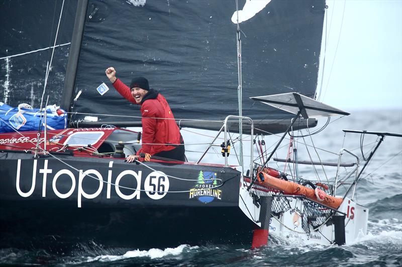Jay Thompson completes the Transatlantic Record in a Mini 6.50