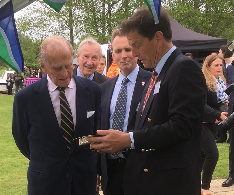 HRH Duke of Edinburgh at Grafham Water Sailing Club in 2016