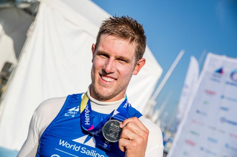 Matt Wearn won silver in Laser - Hempel World Cup Series Enoshima, day 6