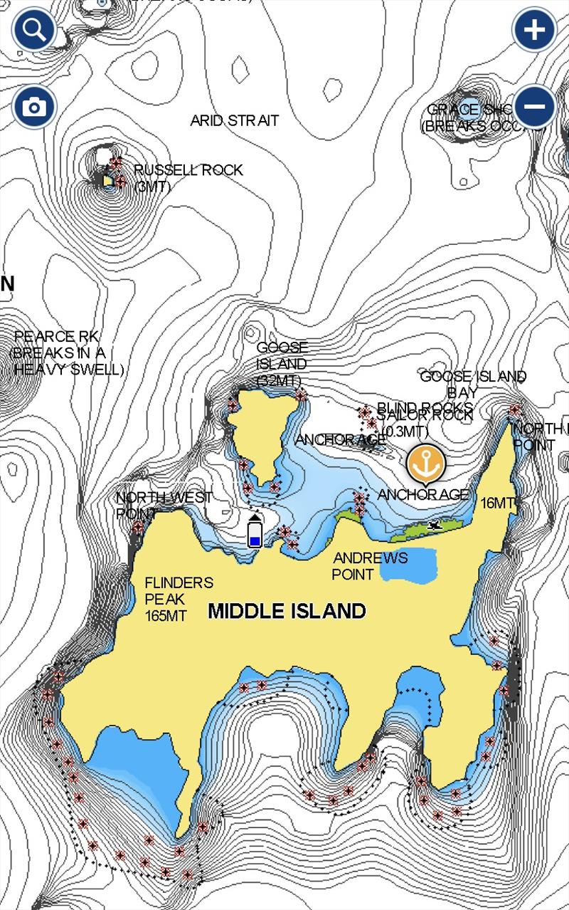 About 50 miles west of Daw Island lies the beautiful Middle Island ...