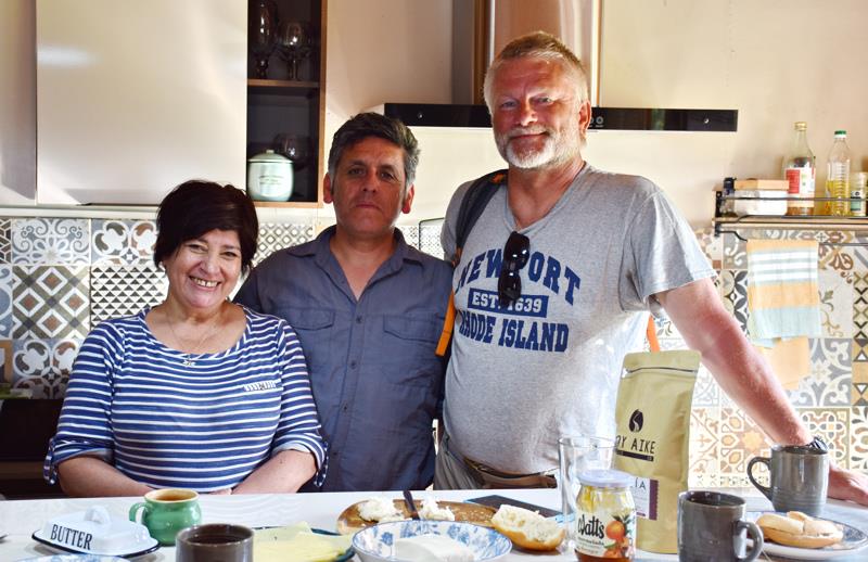 Lars with Rosario and Ivan