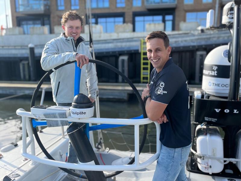 Left to right: skipper Jelmer van Beek and Nicholas Heiner