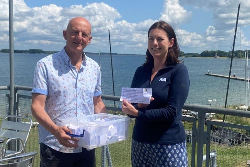 Sara Sutcliffe MBE, CEO of the RYA, meets Nick Neve, Commodore of ...