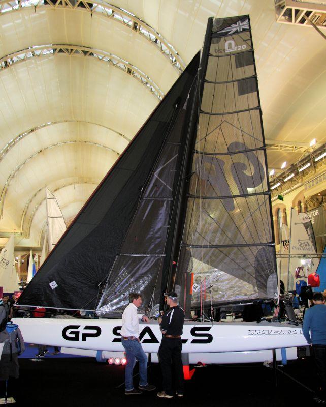 Nacra F20 FCS at the RYA Suzuki Dinghy Show