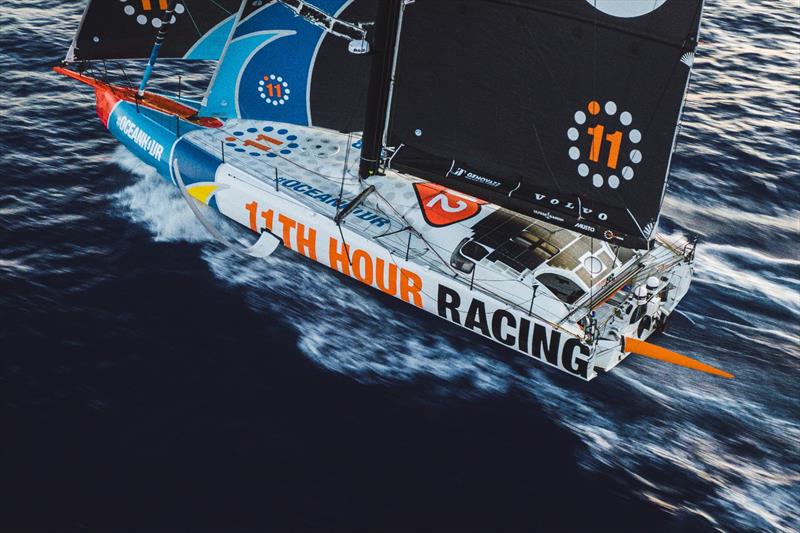 02 February 2023, Onboard 11th Hour Racing Team during Leg 2, Day 9 ...