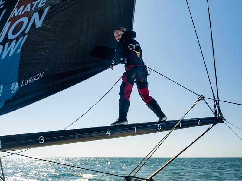 Co-skipper Rosalin Kuiper will be the only female sailor in this year's ...