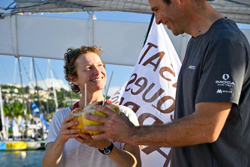 Celebrations after Transat Jacques Vabre-Normandie Le Havre