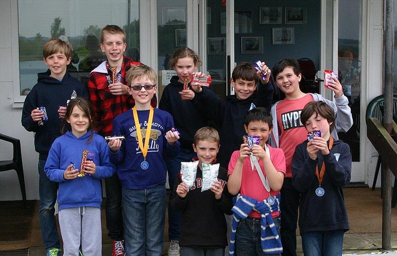 Optimists at Maidenhead: Back row (l to r) Rhys Primrose, Joe Stimson ...