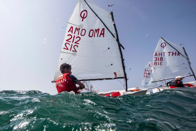 Optimist sailing at Oman Sail