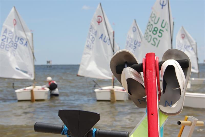 The Optimist Nationals at Pensacola Yacht Club are really three ...