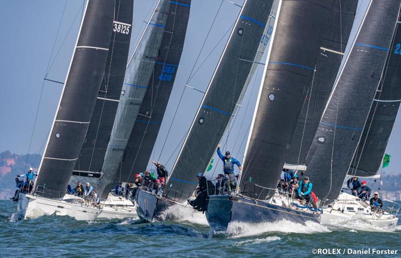 Big Boat Series - Crowded starts were a feature of ORC Class B racing