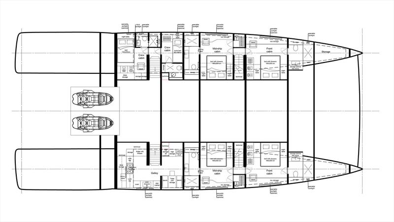 100 Sunreef Power layout