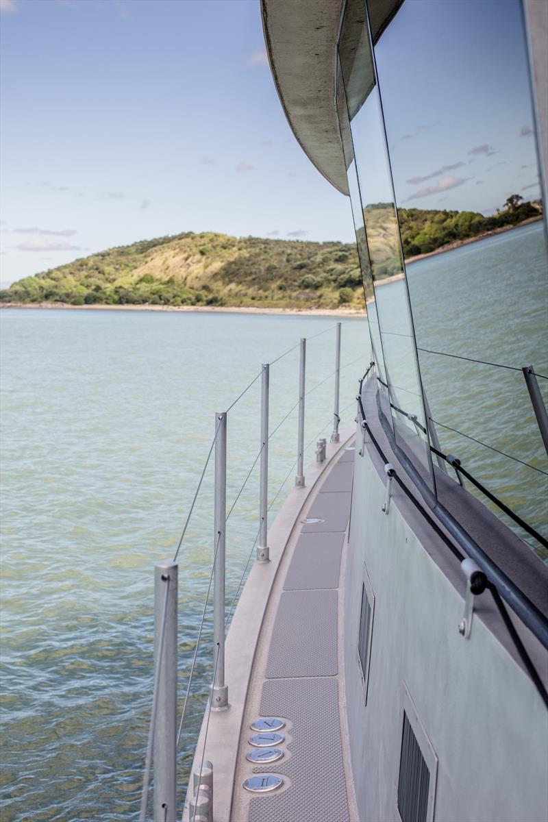 M/Y Grey Wolf - port side view looking forward