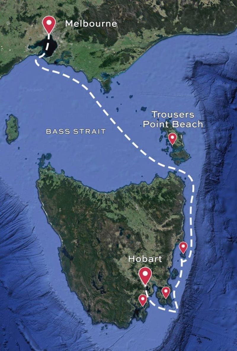 The fleet effortlessly and safely navigated Bass Strait despite an east ...