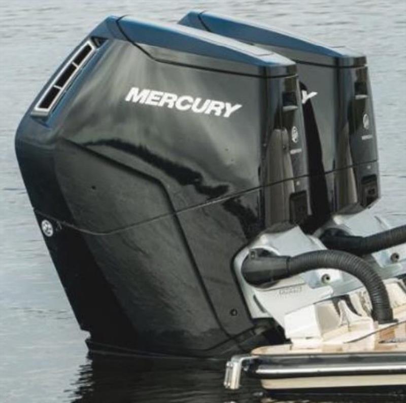 600hp V12 Mercury Verado outboard engines