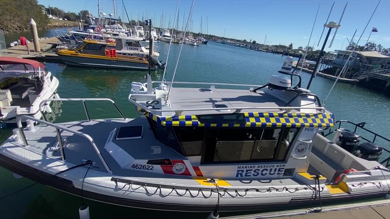 Marine Rescue NSW Port Stephens replacement vessel undergoes sea trial