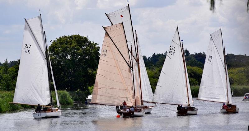 The fast cruisers start during Horning Sailing Club Regatta Week 2022