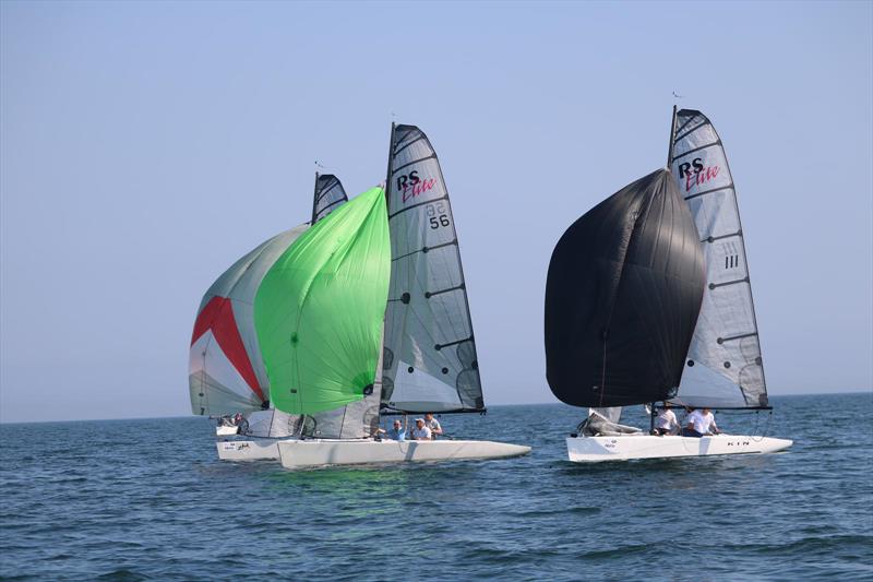 RS Elite 56 Upfront on the way to winning the 2019 RS Elite Irish Nationals