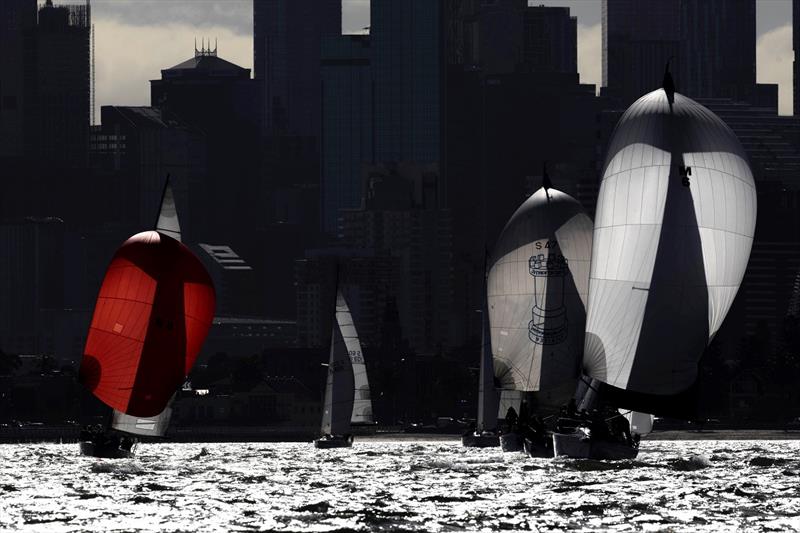 Spinnaker run with dramatic Melbourne city backdrop - Australian Women ...