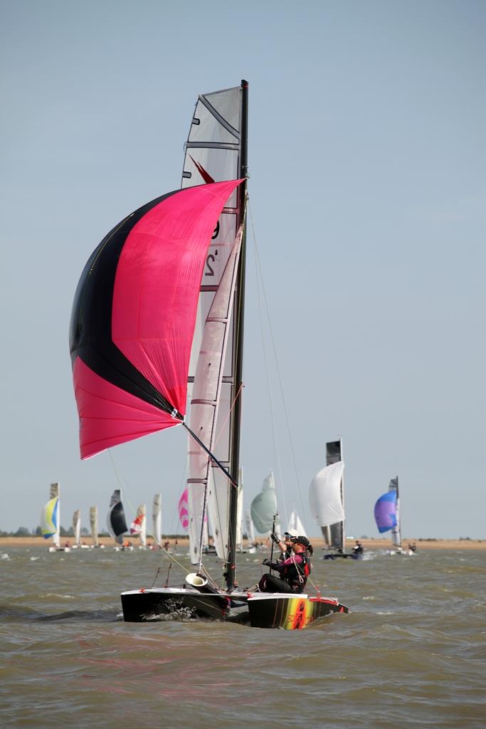 James & Kate Gibbons during the Shearwater Nationals at Brightlingsea