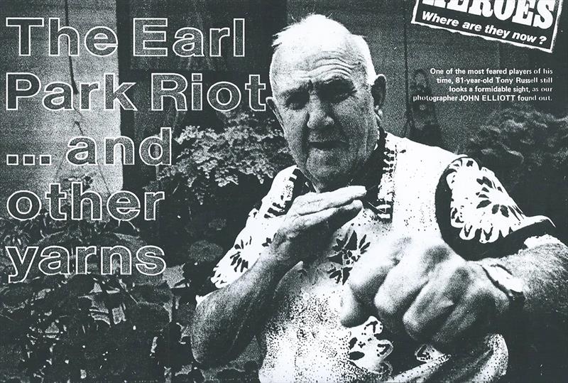 Tony Russell, as an 81-year-old