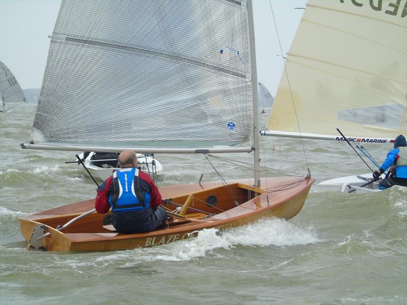 Marc Dieben (NED) sailing a wooden Solo