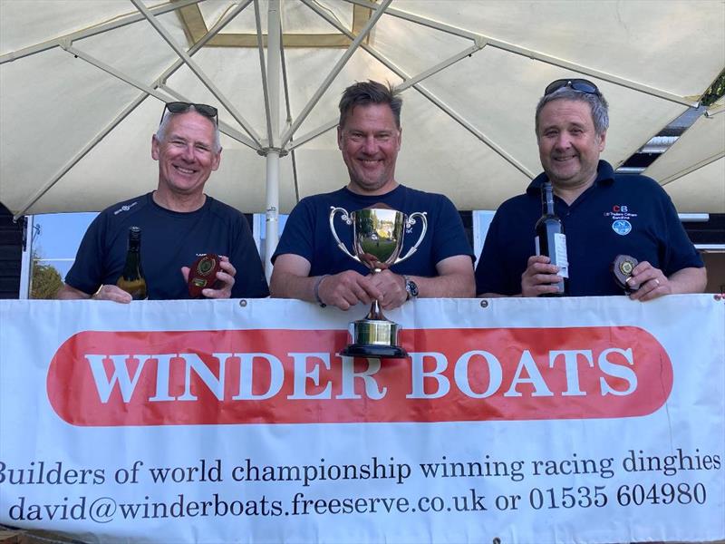 (l-r) Innes Armstrong 2nd, Centre is Martin Honnor 1st, Right is Chris ...
