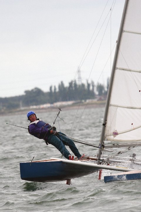 Gary Piper wins the Unicorn nationals during the Stone SC regatta