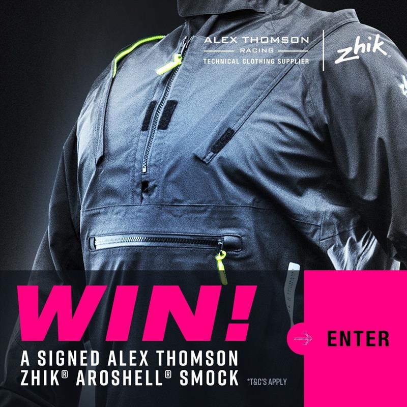Win a signed Alex Thomson Zhik Aroshell Smock